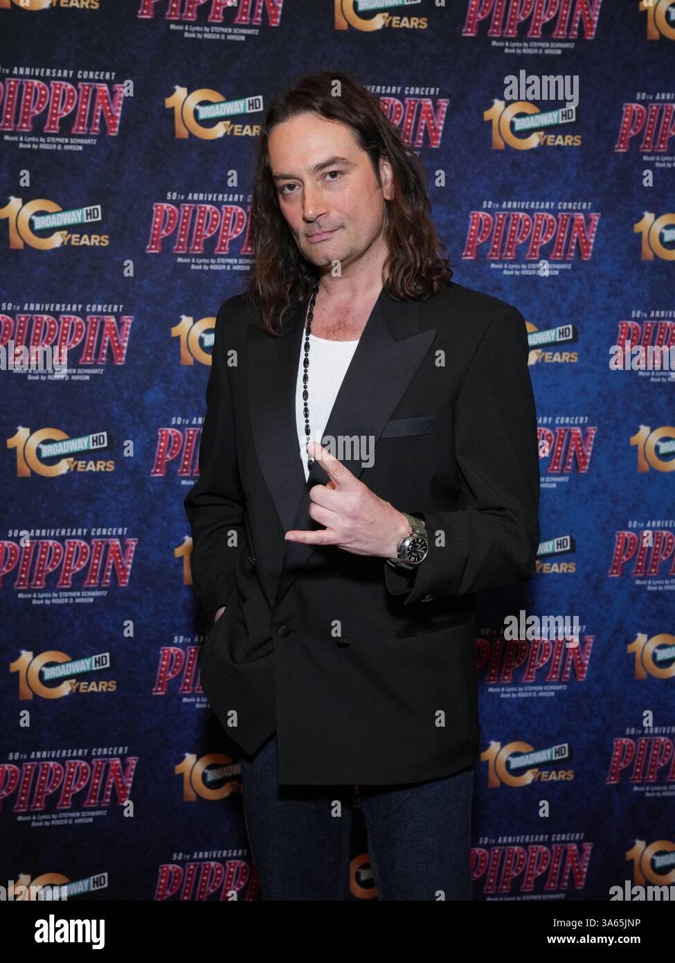 New York, United States. 24th Mar, 2025. Constantine Maroulis attends ...
