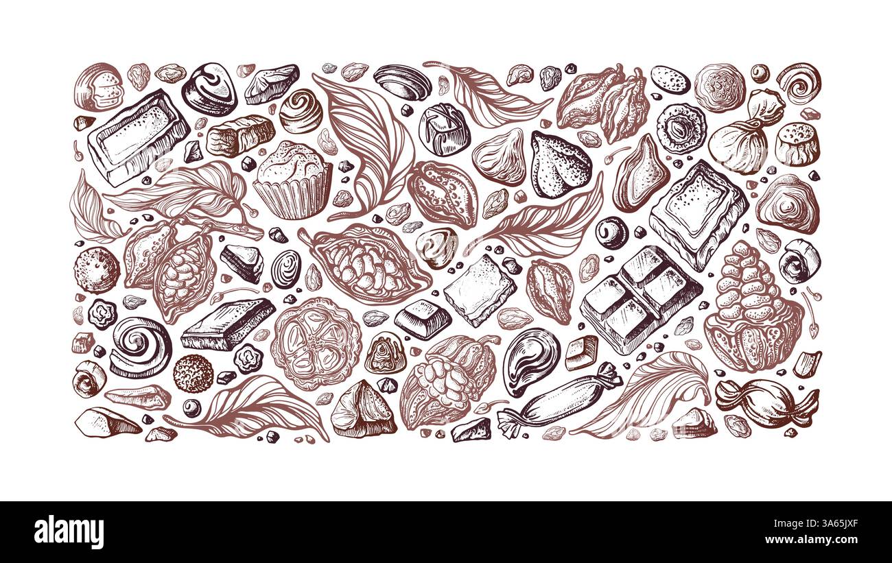 Rustic candy art Stock Vector Images - Alamy