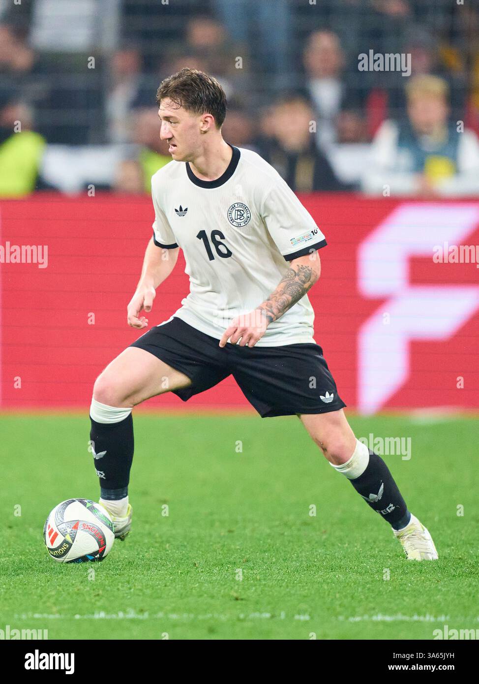 Angelo Stiller, DFB 16 in the UEFA Nations League 2025 match GERMANY ...