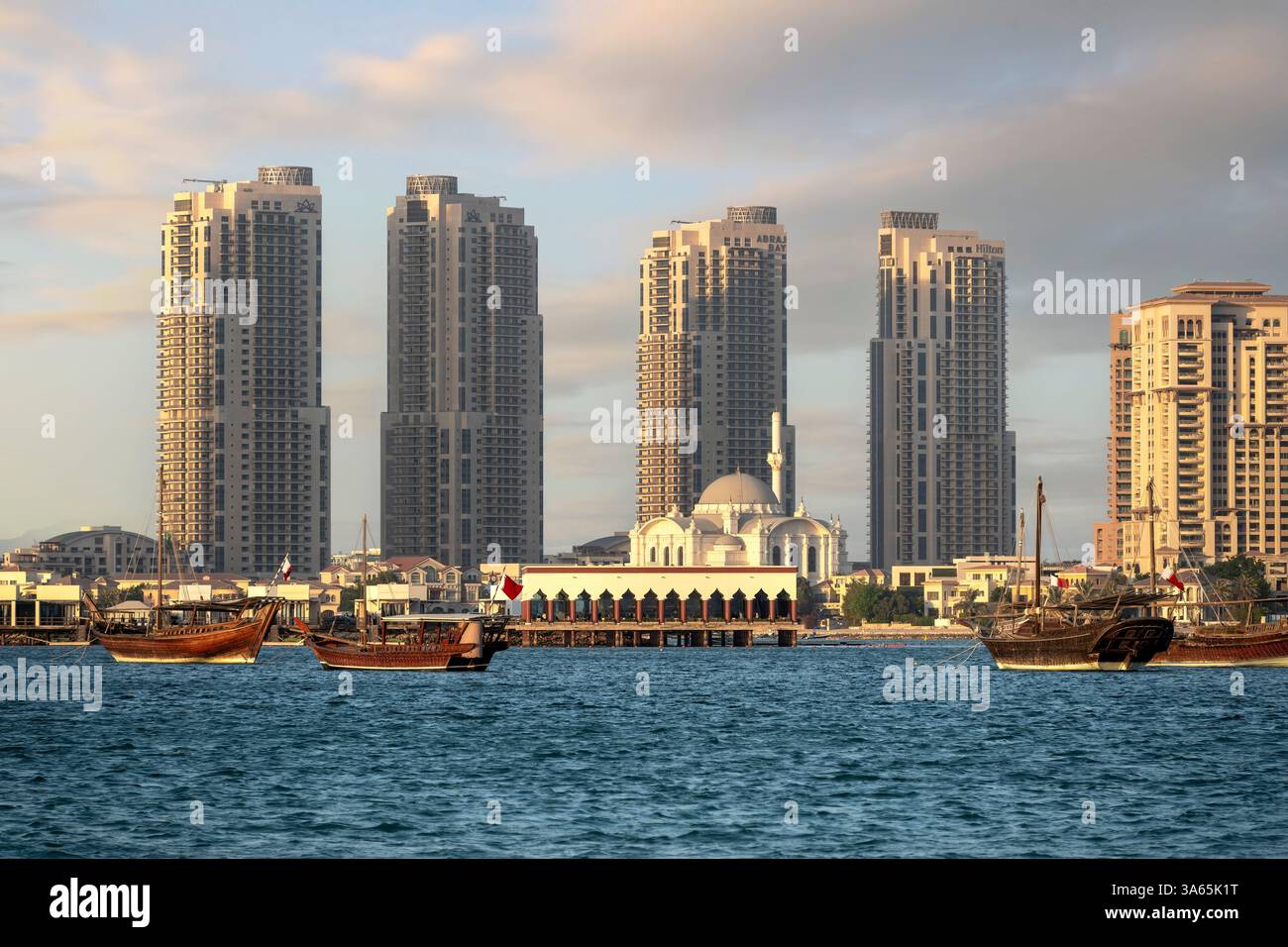Traditional Dhow Boat Festival Katara Beach Qatar Stock Photo - Alamy