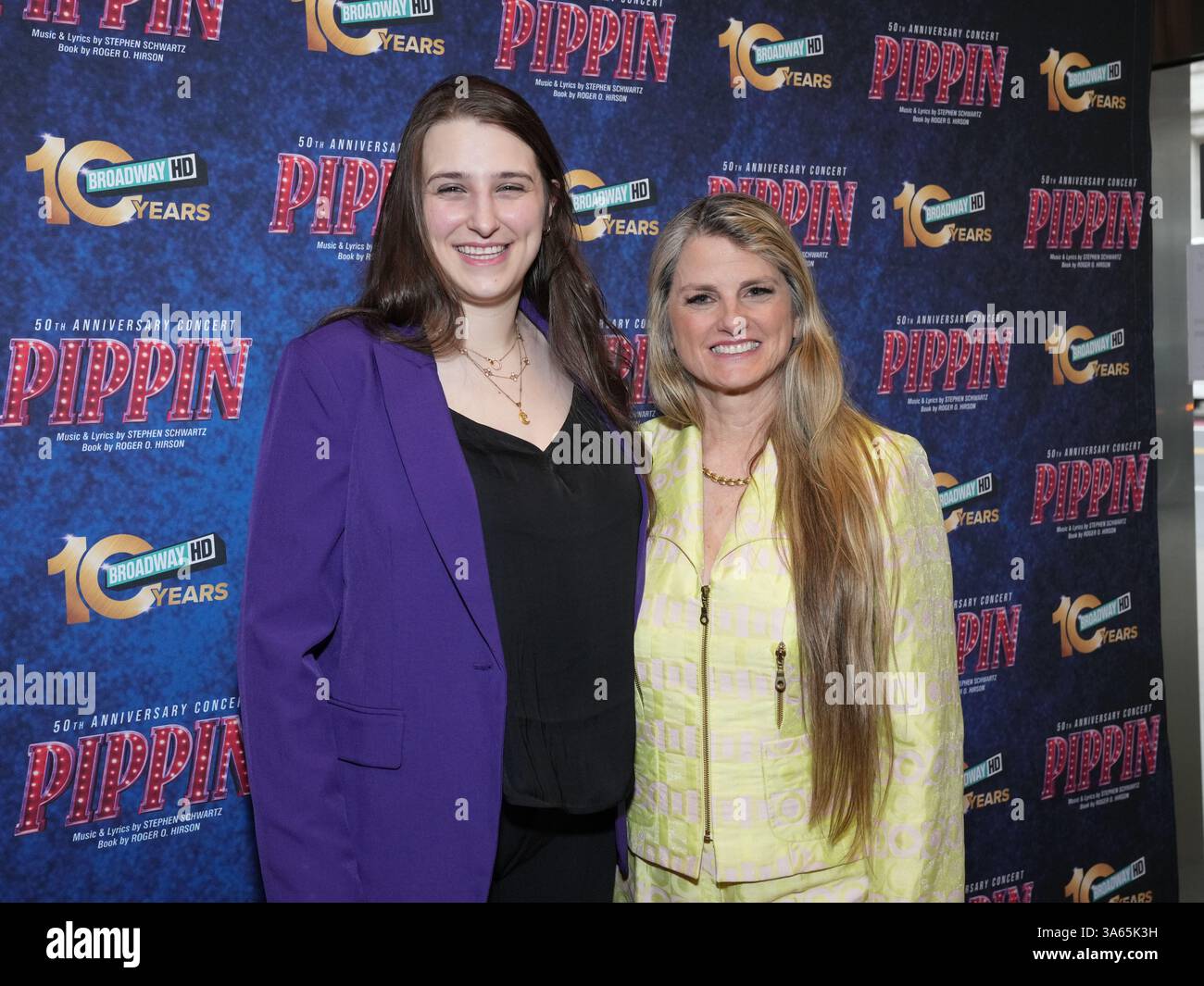 New York, United States. 24th Mar, 2025. Leah Lane and Bonnie Comley ...