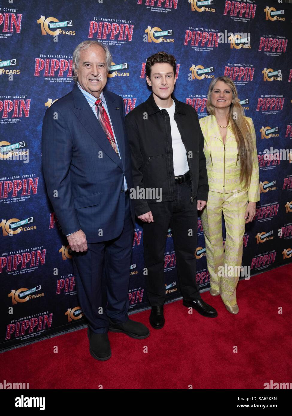 Stewart F. Lane, Jac Yarrow, and Bonnie Comley attend the BroadwayHD 10 ...