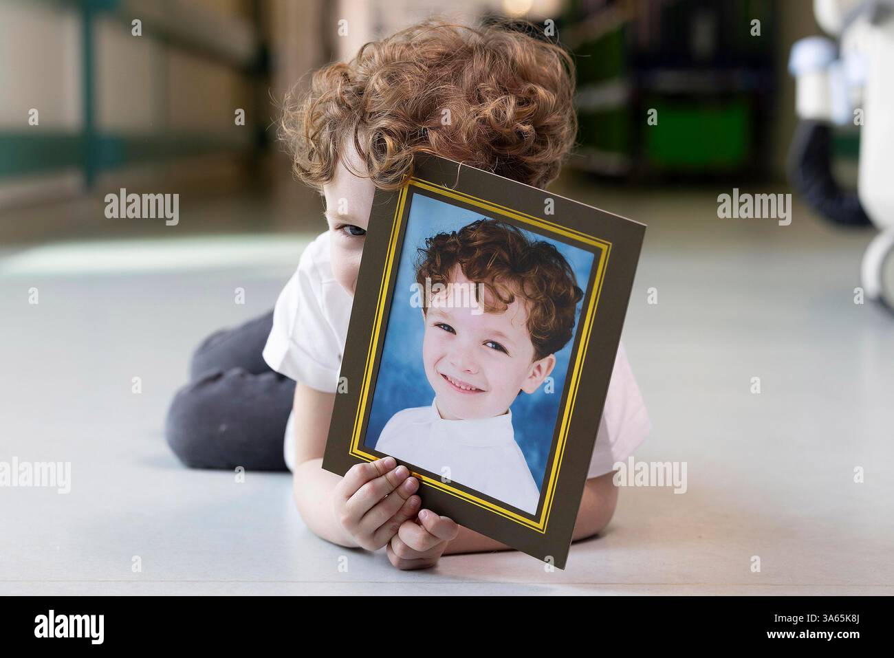 EDITORIAL USE ONLY Arthur, age 5, after posing for photographer Rankin ...