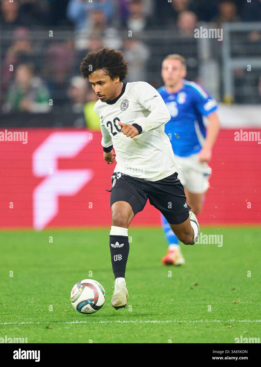 Karim Adeyemi, DFB 20 in the UEFA Nations League 2025 match GERMANY ...