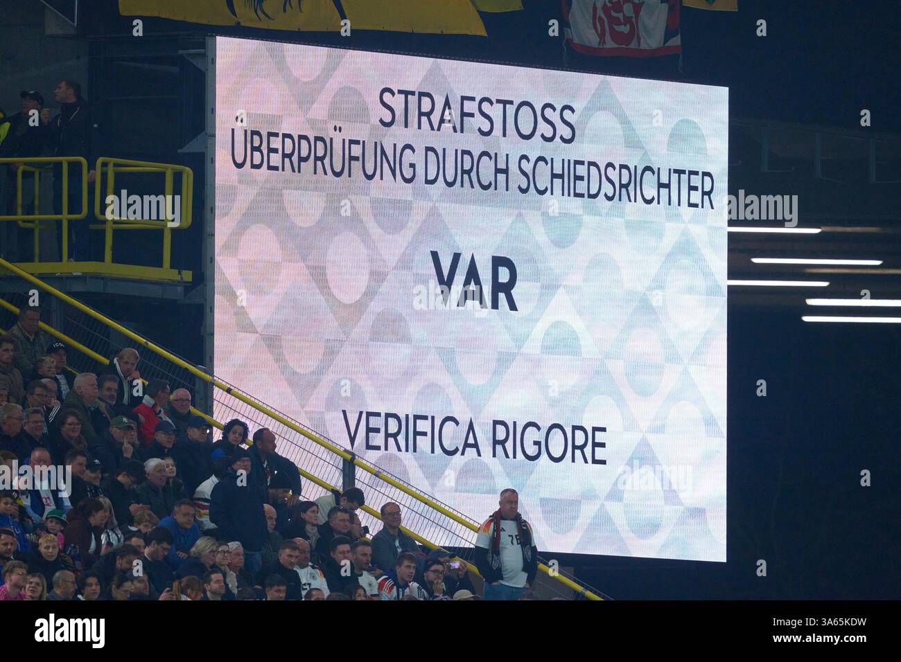 VAR checks penalty decision in the UEFA Nations League 2025 match ...