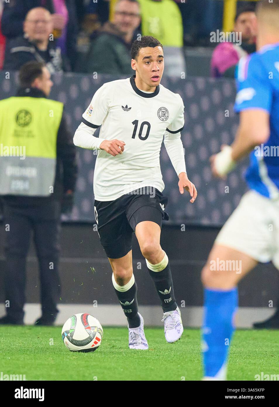 Jamal Musiala, DFB 10 in the UEFA Nations League 2025 match GERMANY ...