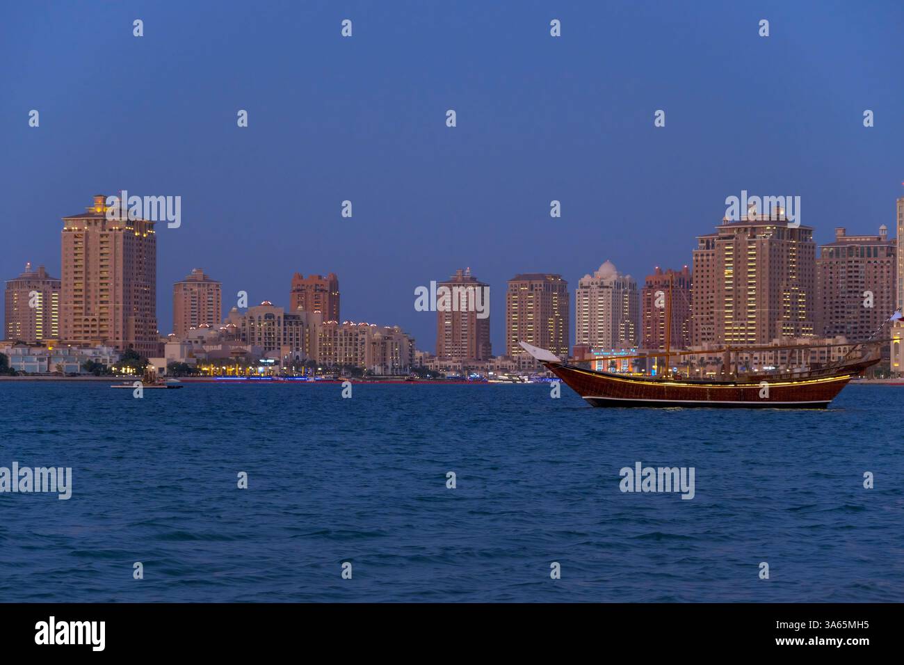 Traditional Dhow Boat Festival Katara Beach Qatar Stock Photo - Alamy