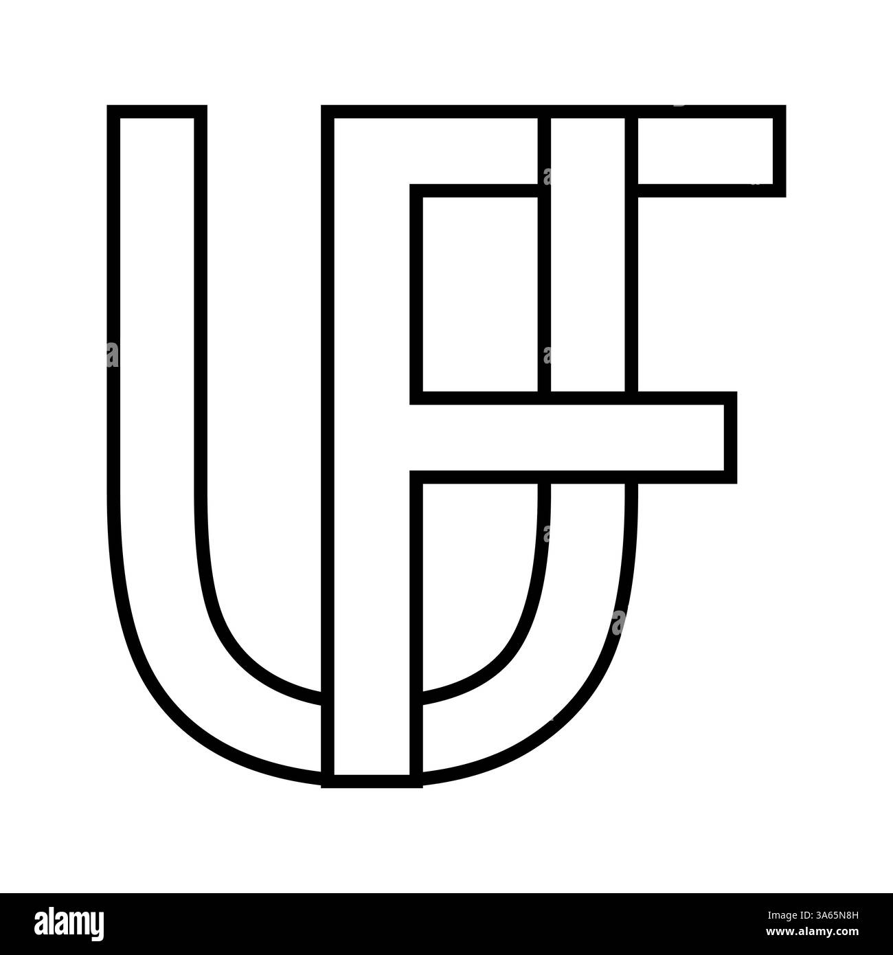 Double f u Stock Vector Images - Alamy