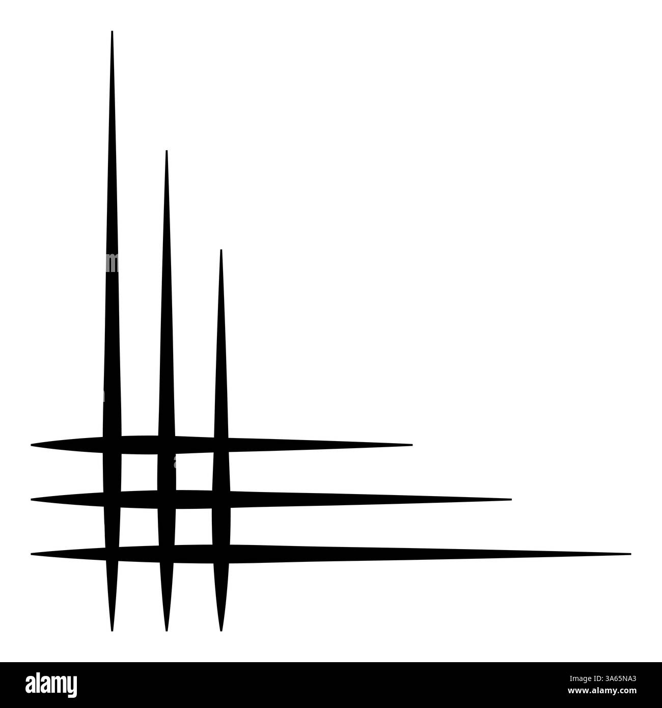 Ornamental spikes Stock Vector Images - Alamy