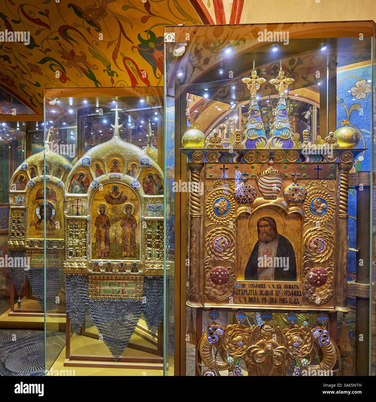 Precious Christian Orthodox icons displayed in the 16th century ...