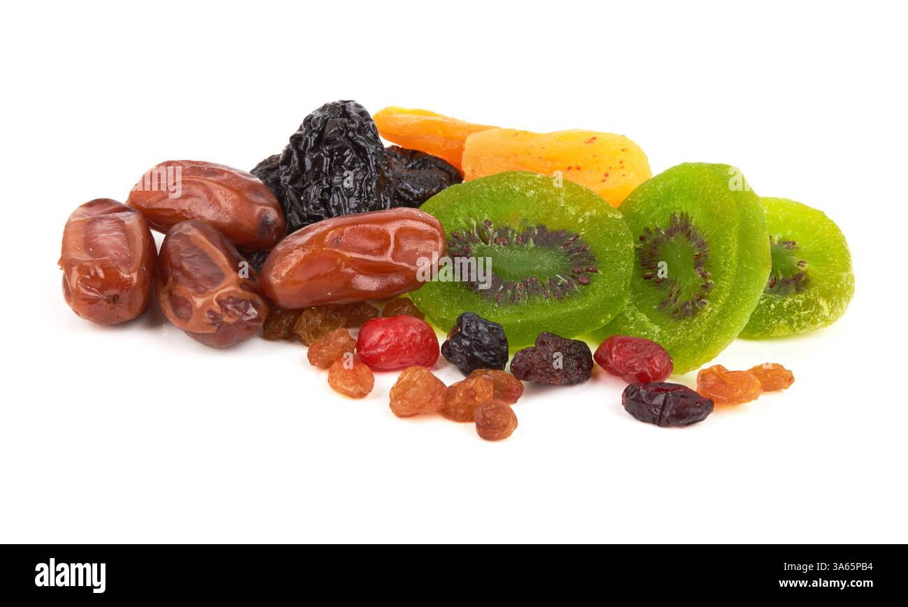 Mixed dry fruits on Cut Out Stock Images & Pictures - Alamy