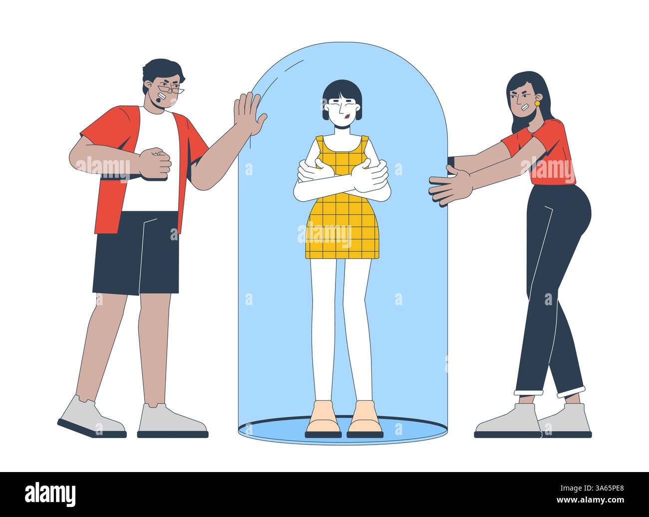 Self worth concept Cut Out Stock Images & Pictures - Alamy