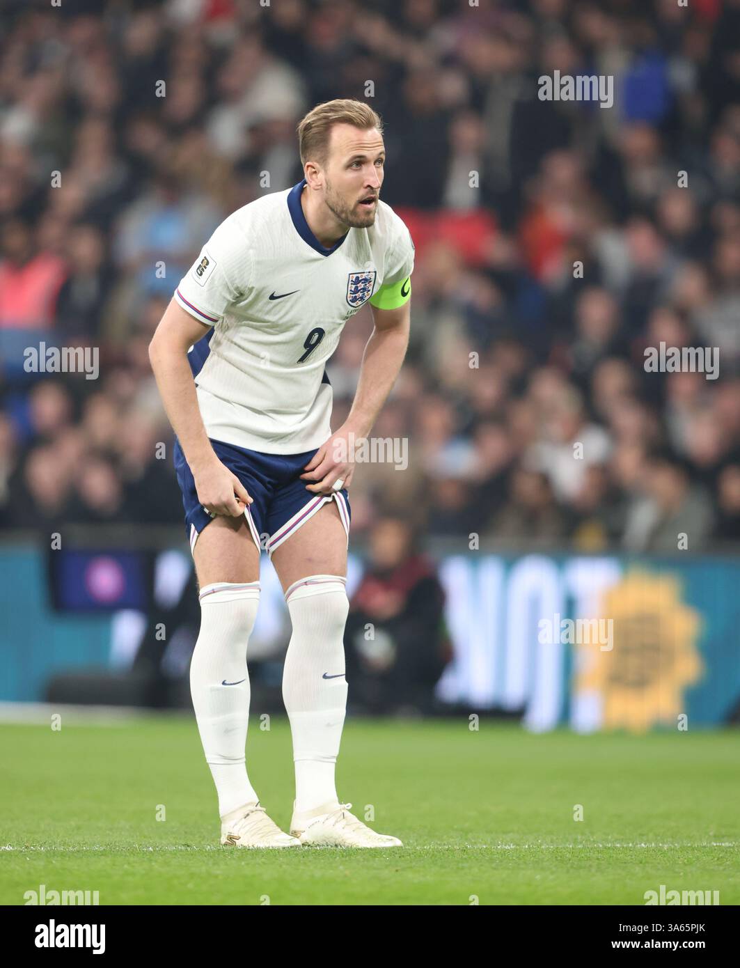 London, UK. 24th Mar, 2025. Harry Kane (E) at the FIFA World Cup ...