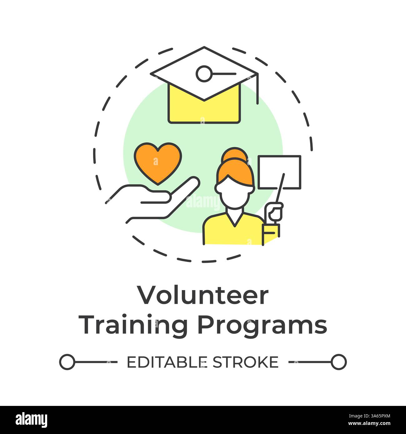 Volunteer training Stock Vector Images - Alamy