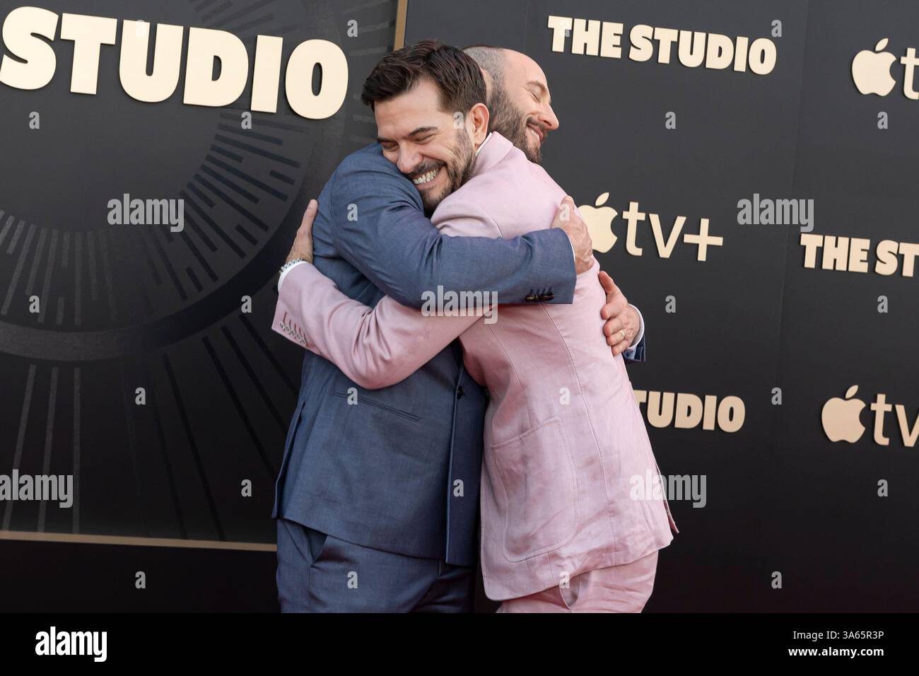 Los Angeles, USA. 24th Mar, 2025. Evan Goldberg and Peter Huyck attend ...