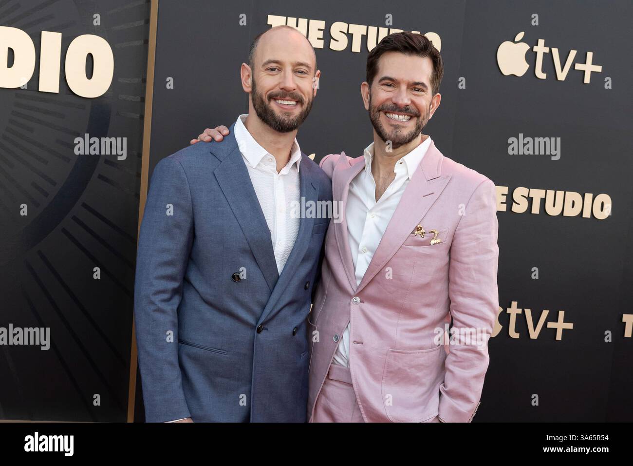 Los Angeles, USA. 24th Mar, 2025. Evan Goldberg and Peter Huyck attend ...
