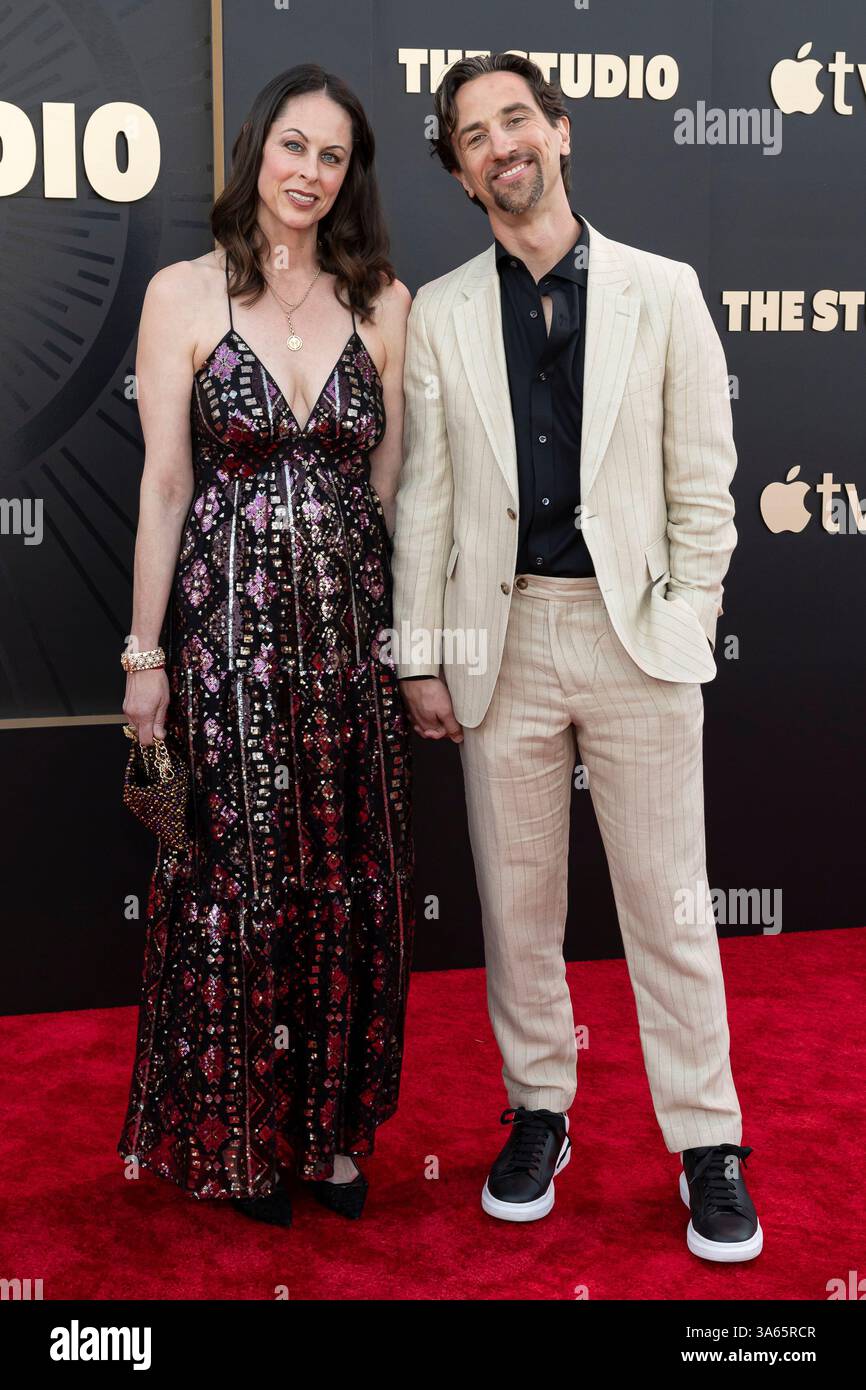 Los Angeles, USA. 24th Mar, 2025. Kari Lauritzen and James Weaver ...