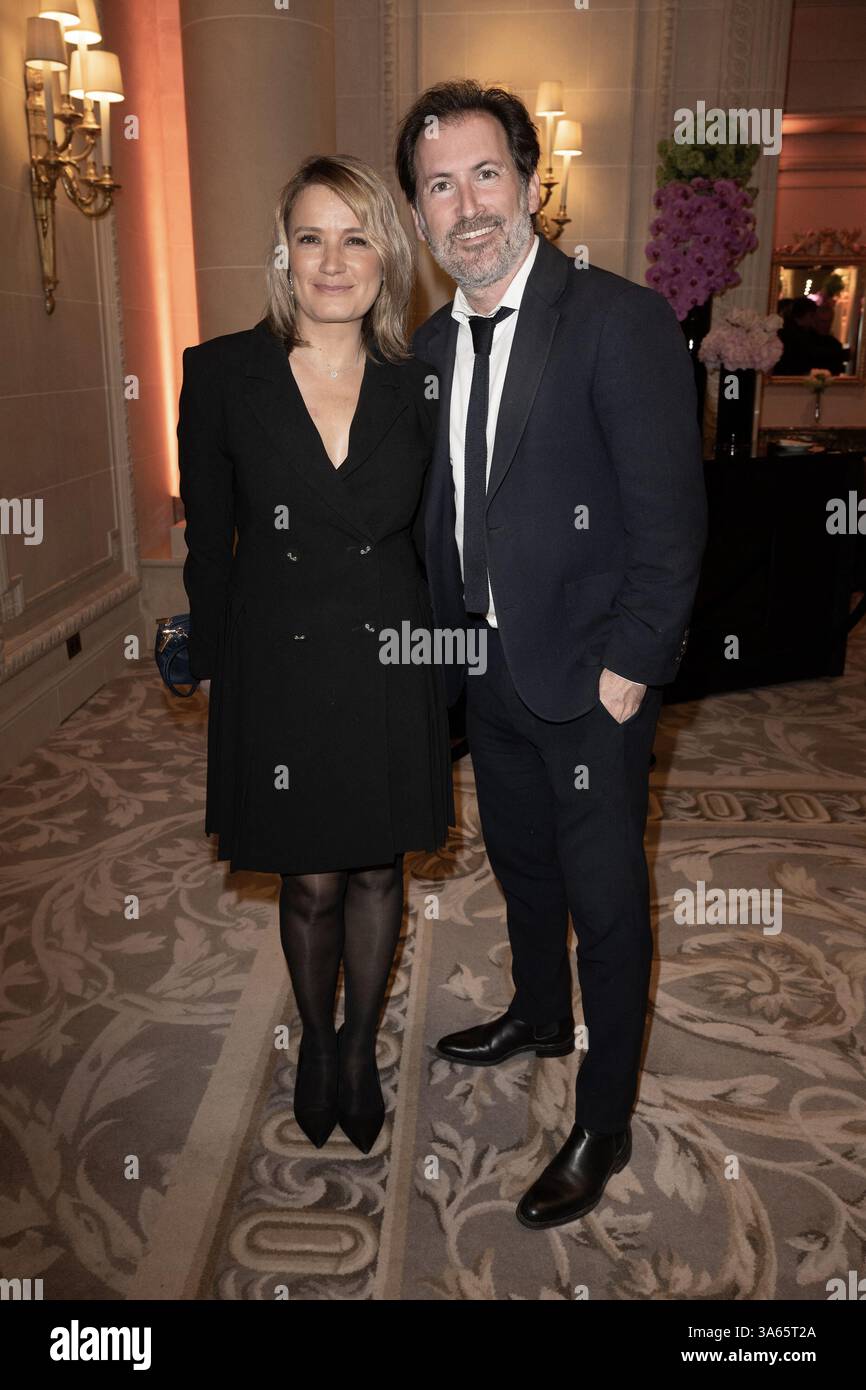 Paris, France. 25th Mar, 2025. Pascale de La Tour du Pin and guest ...