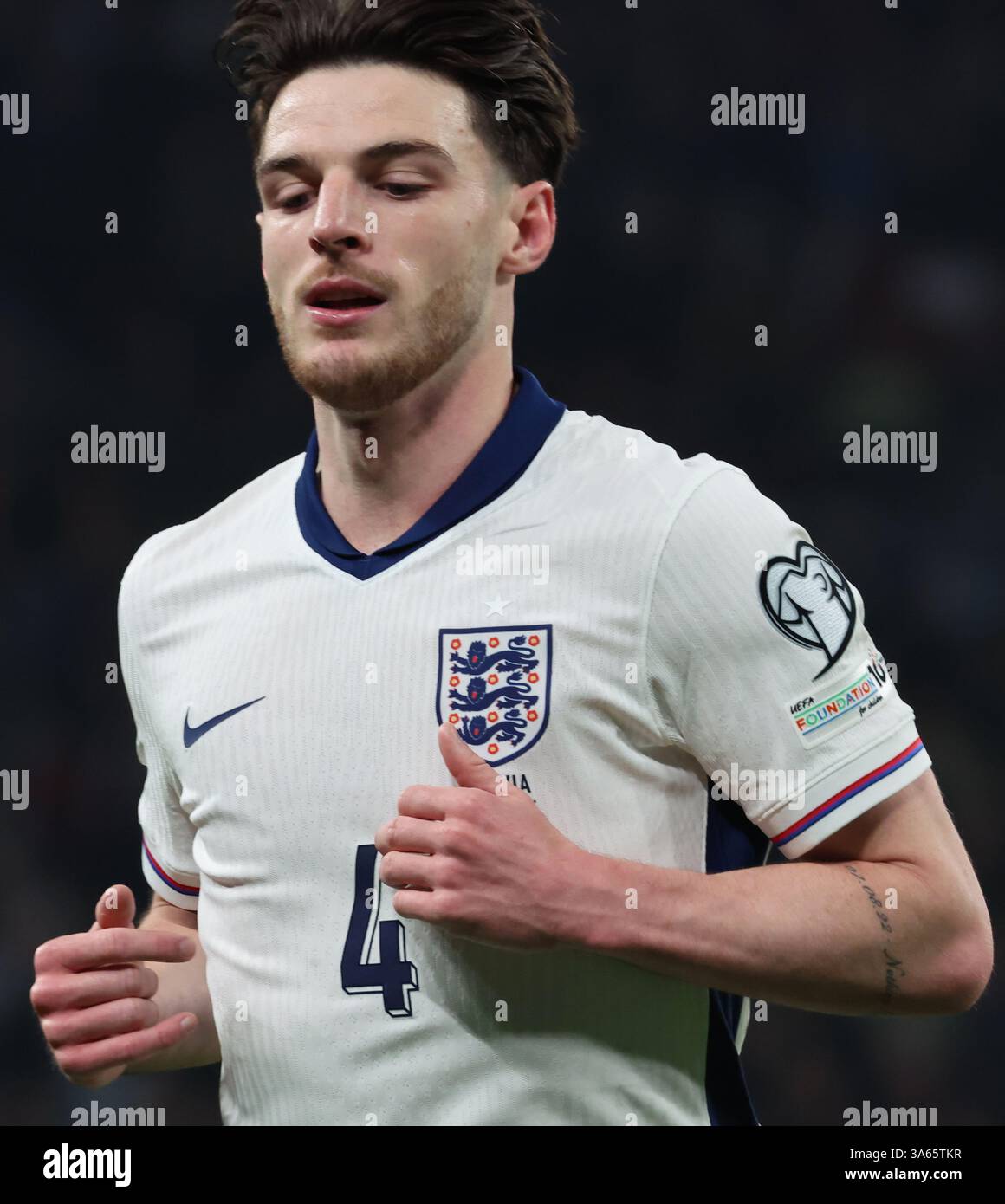 Declan Rice(Arsenal)of England in action during UEFA World Cup ...
