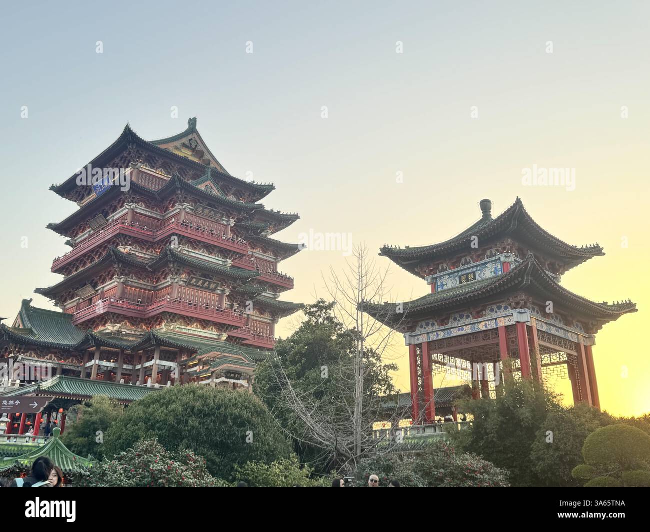 The Tengwang Pavilion in Nanchang City, east China's Jiangxi Province ...