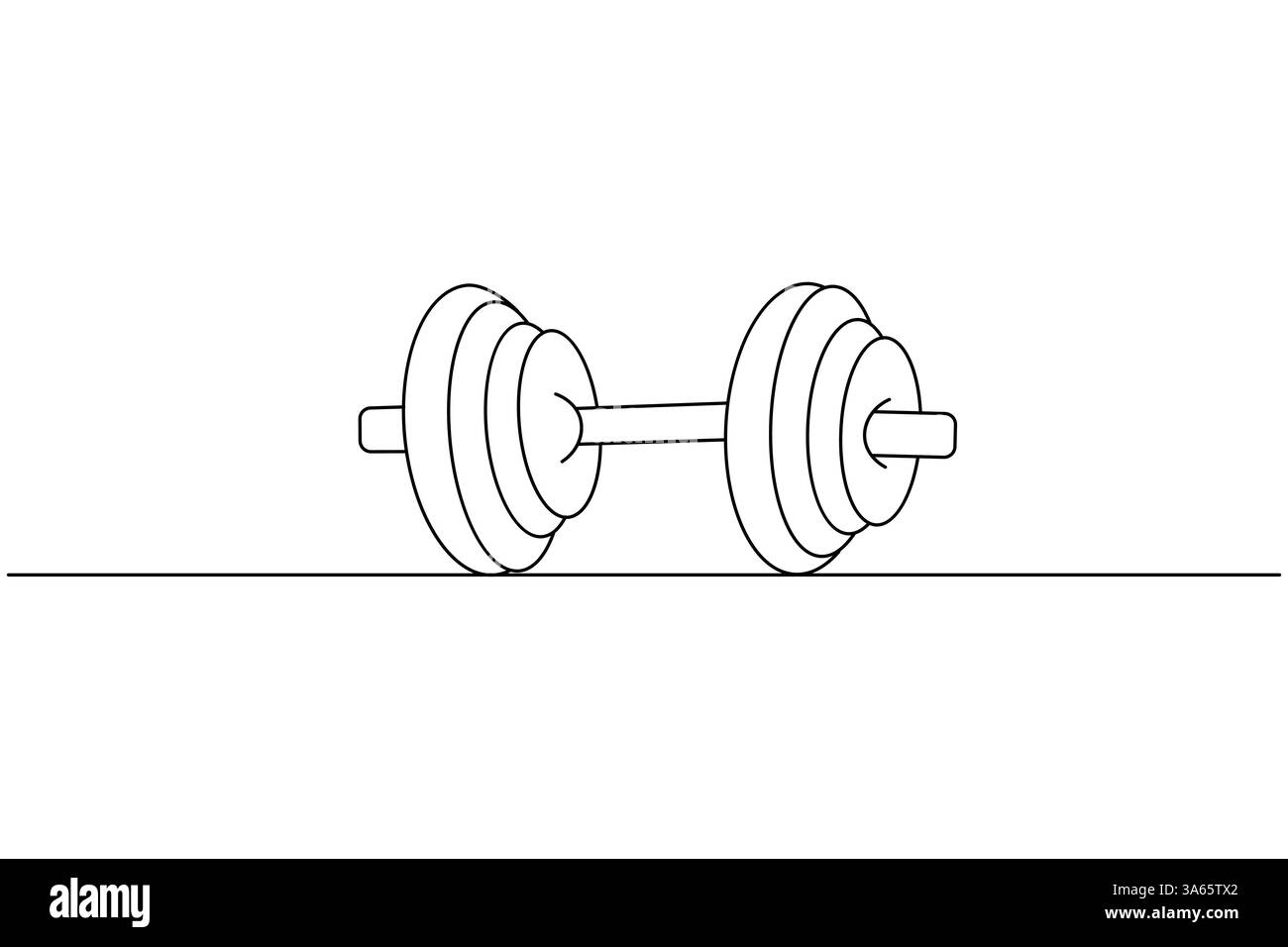 Dumbbell icon gym editable Stock Vector Images - Alamy