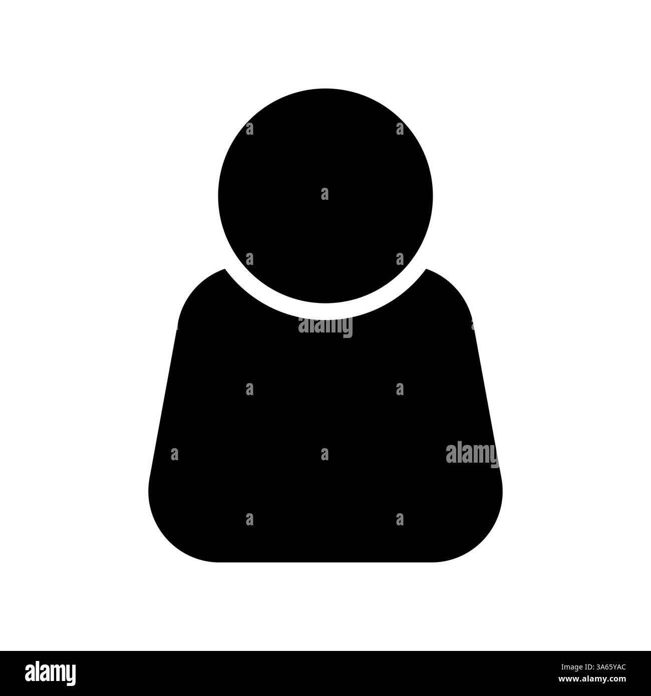 Person icon. Human figure symbol. User profile image. Vector graphic ...