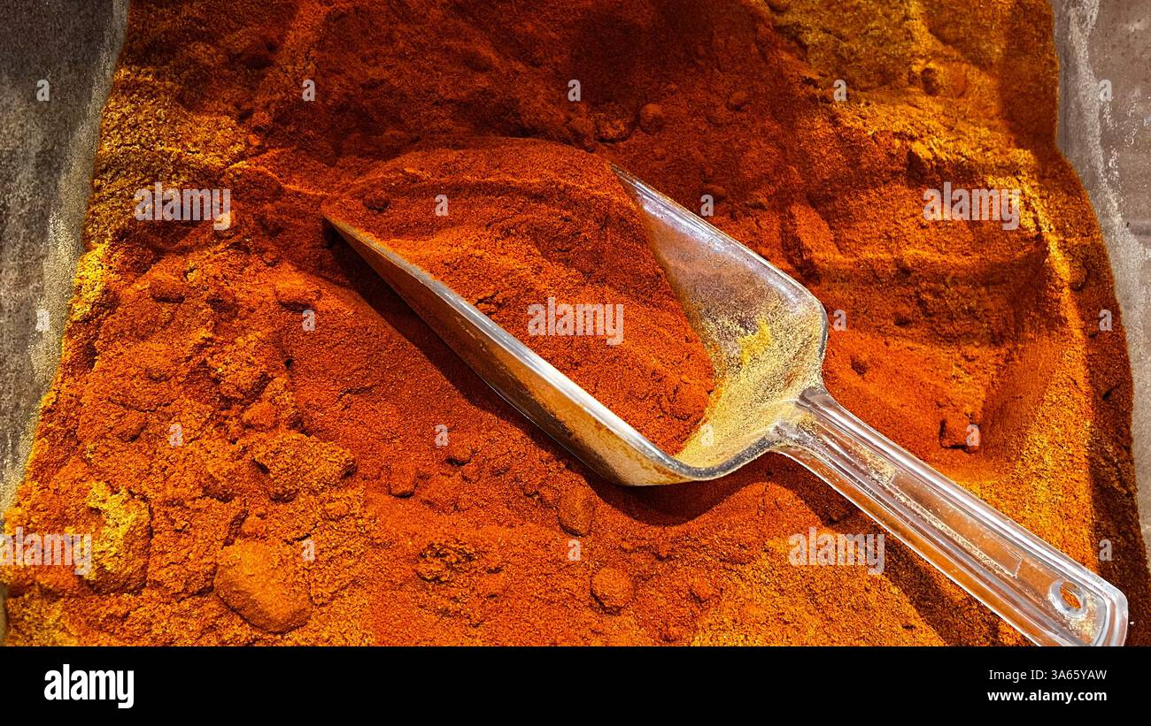 Red chili powder turmeric hi-res stock photography and images - Alamy