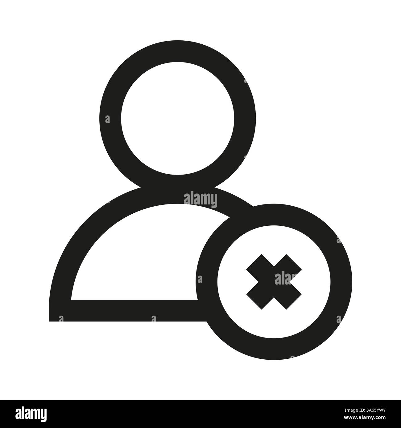 Account removal Stock Vector Images - Alamy