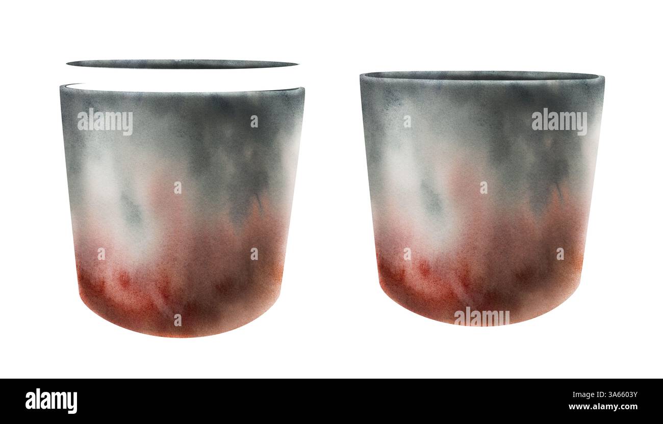 Flowerpots for plants and flowers. Planters and vases of various shapes ...