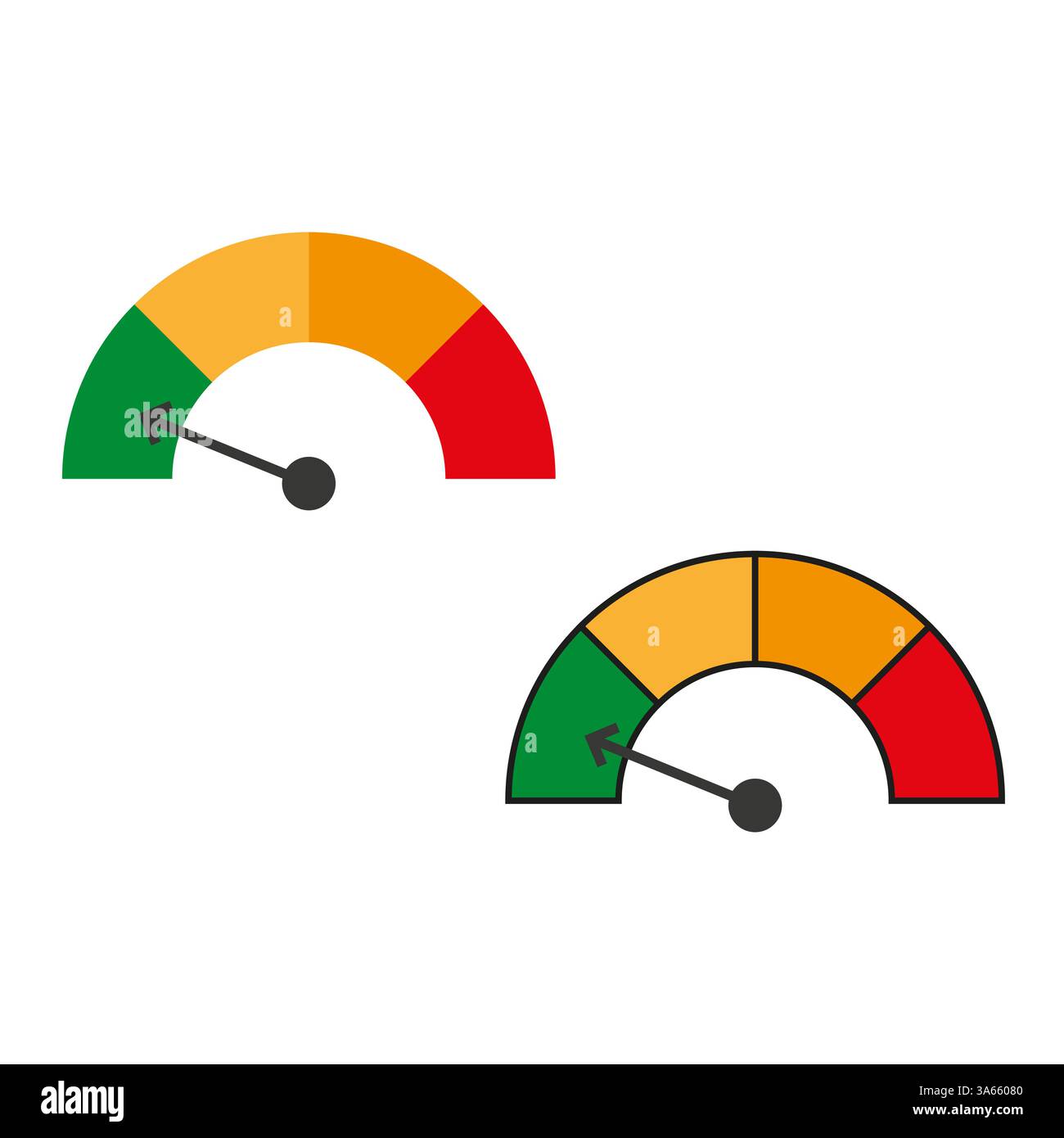 Gauge icon. Speed meter symbol. Performance indicator shape. Vector ...