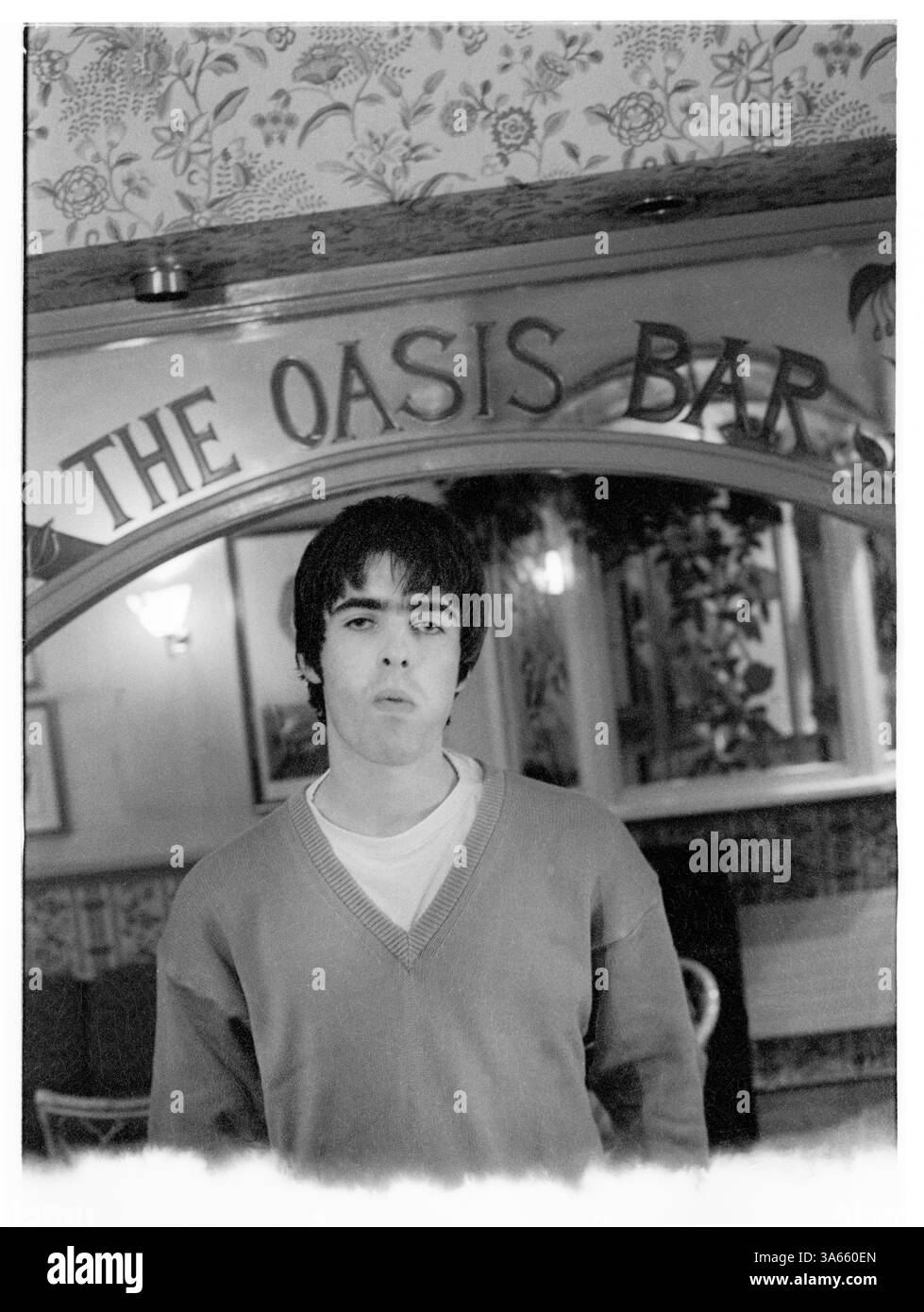 FILM END FRAME: LIAM GALLAGHER, YOUNG, PORTRAIT, OASIS, 1994: Liam ...