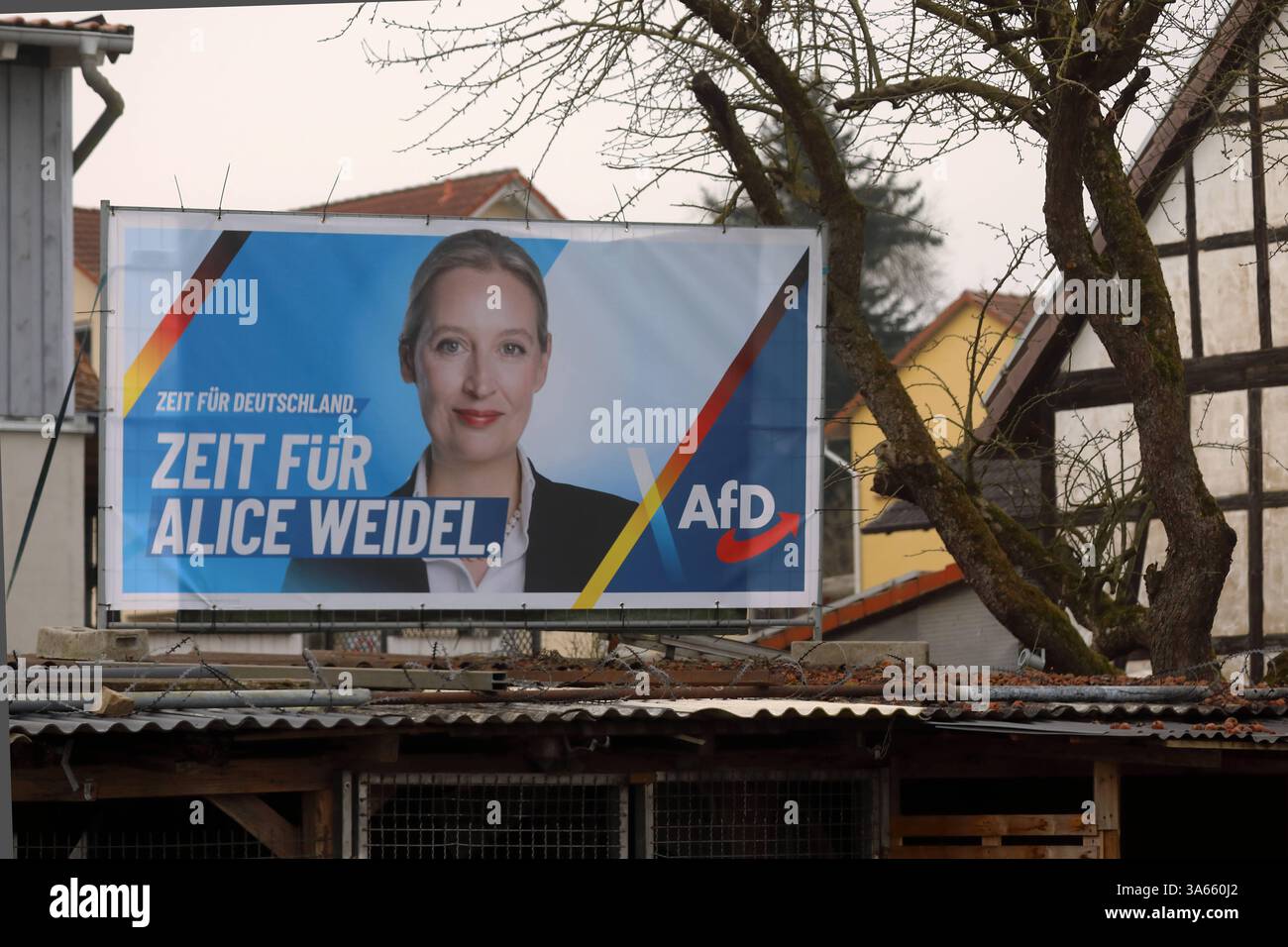 ZEIT FÜR DEUTSCHLAND. - ZEIT FÜR ALICE WEIDEL. - Logo: AfD ...