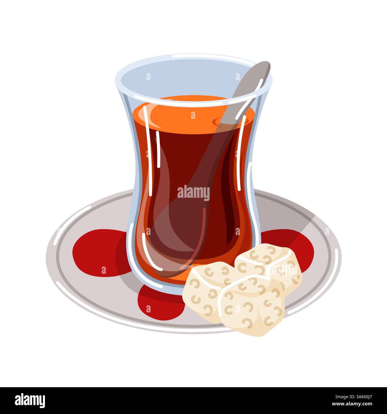 Glass plate on brown Stock Vector Images - Alamy