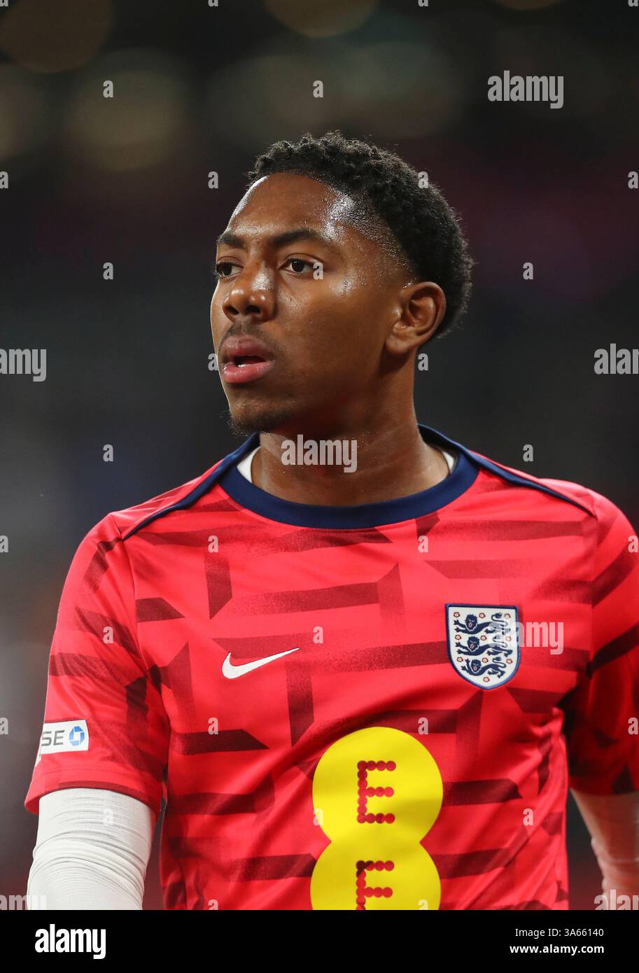 Myles Lewis-Skelly of England during the England v Latvia UEFA World ...