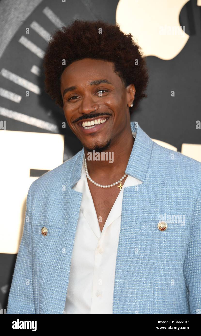 Los Angeles, Ca. 24th Mar, 2025. Dewayne Perkins at the Apple TV World ...