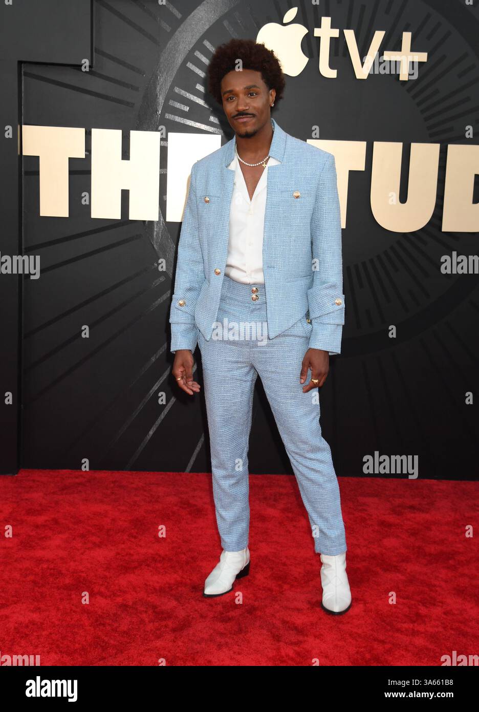 Los Angeles, Ca. 24th Mar, 2025. Dewayne Perkins at the Apple TV World ...