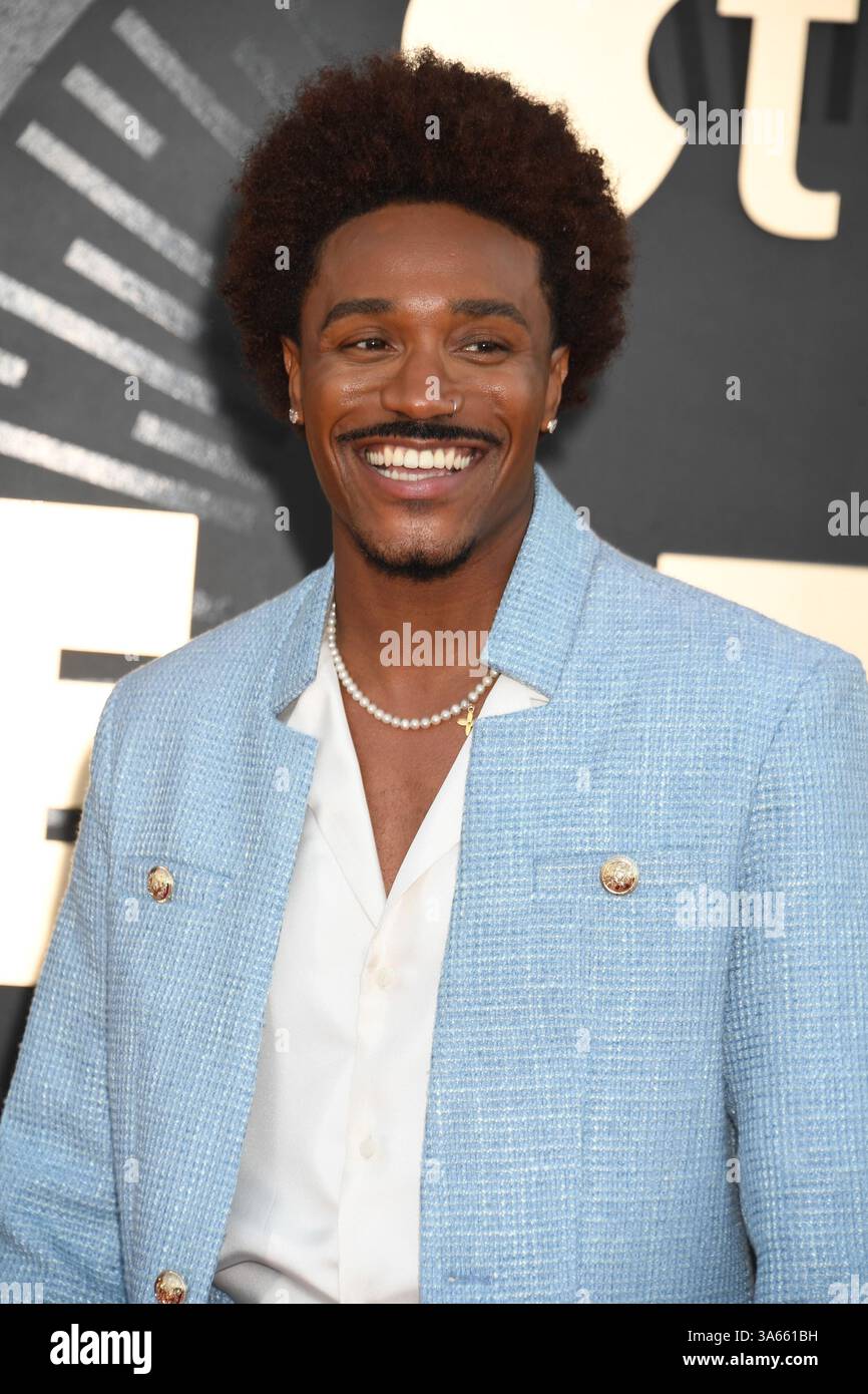 Los Angeles, Ca. 24th Mar, 2025. Dewayne Perkins at the Apple TV World ...