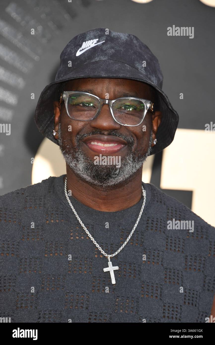 Los Angeles, Ca. 24th Mar, 2025. Lil Rel Howery at the Apple TV World ...