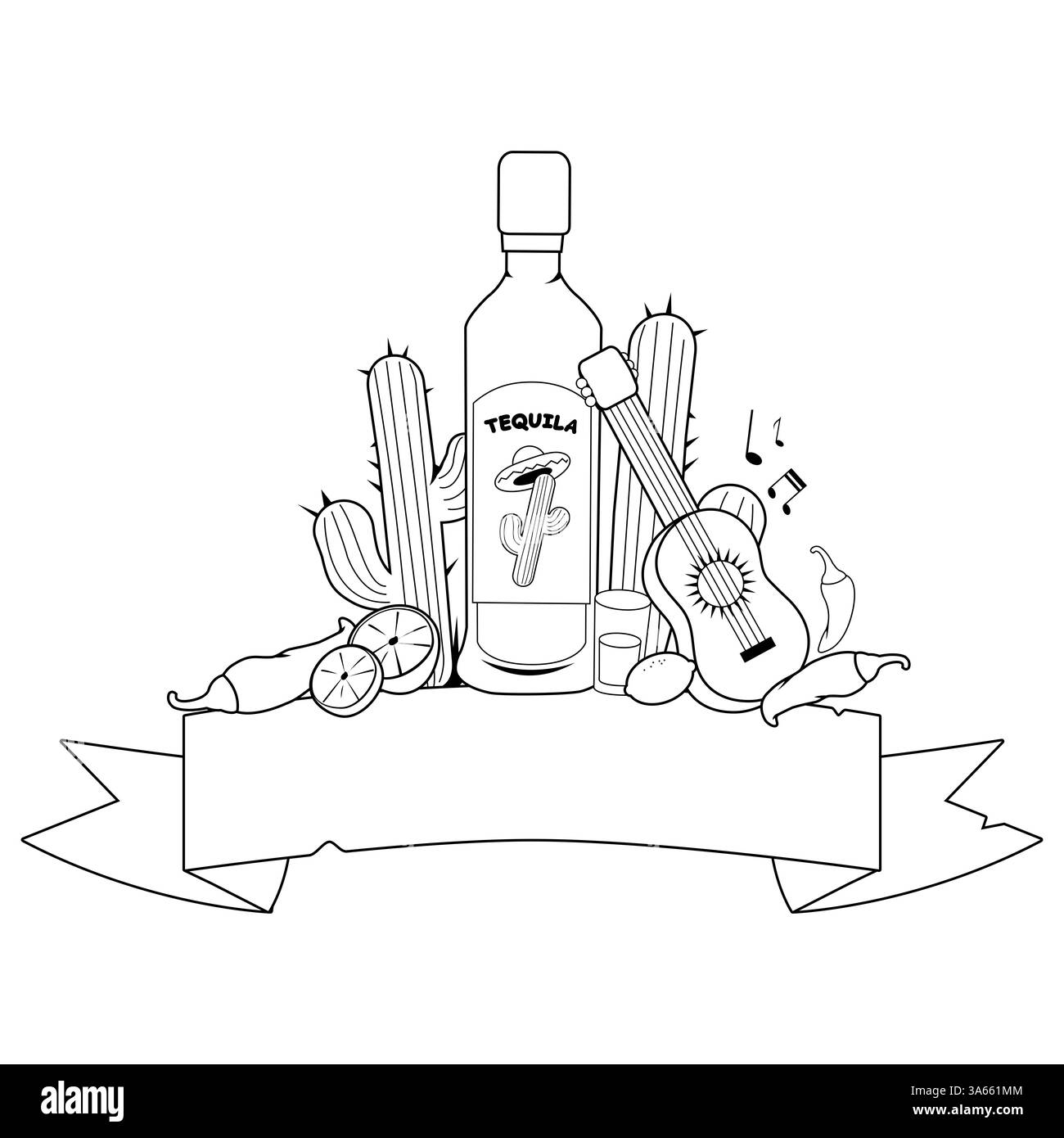 Party banner blank Black and White Stock Photos & Images - Alamy