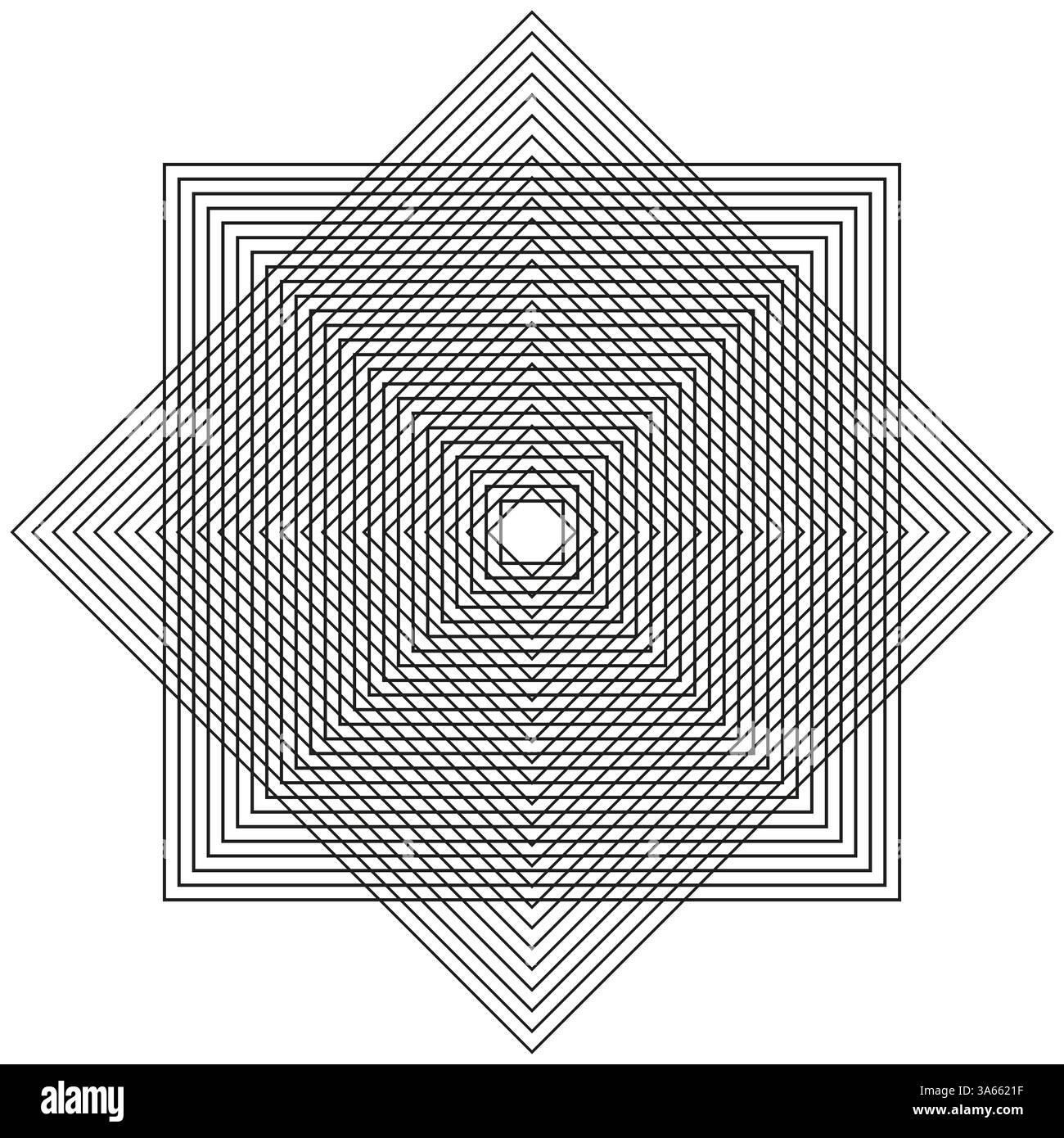 Square grid pattern. Black line texture. Geometric background design ...
