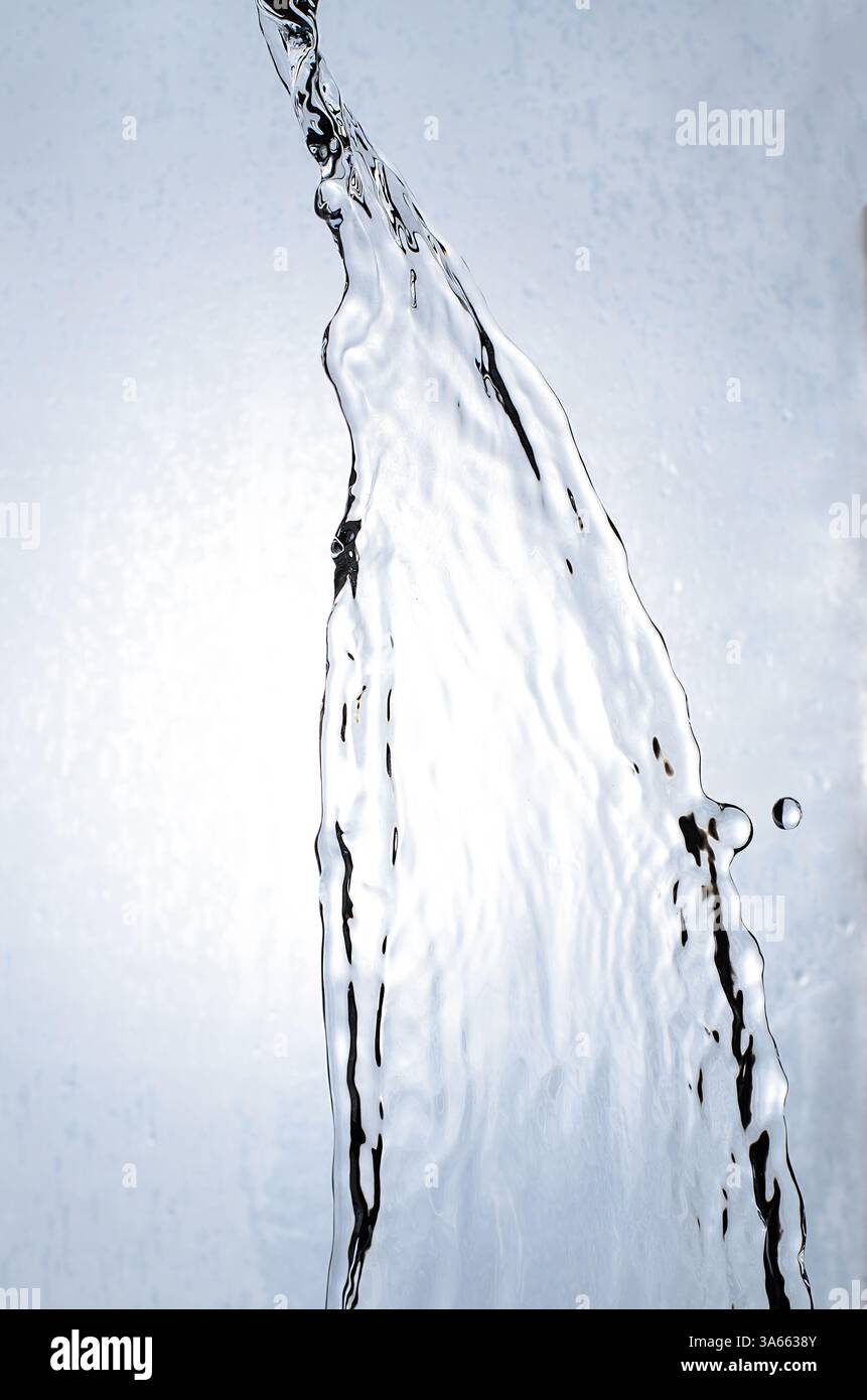 Refreshing wet fluid smooth hi-res stock photography and images - Alamy