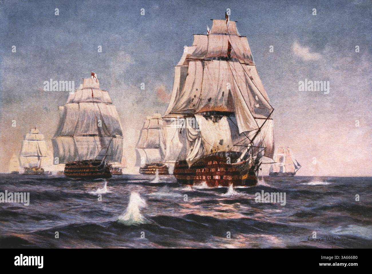 Nelson's flagship victoria hi-res stock photography and images - Alamy
