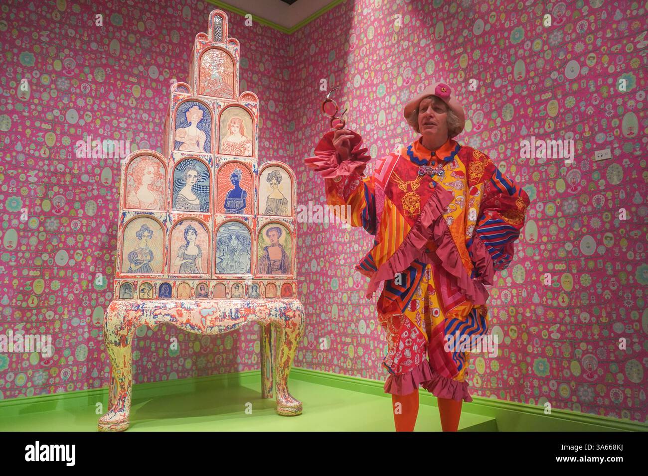 London, UK 25 March 2025. Sir Grayson Perry (pictured) with The Great ...