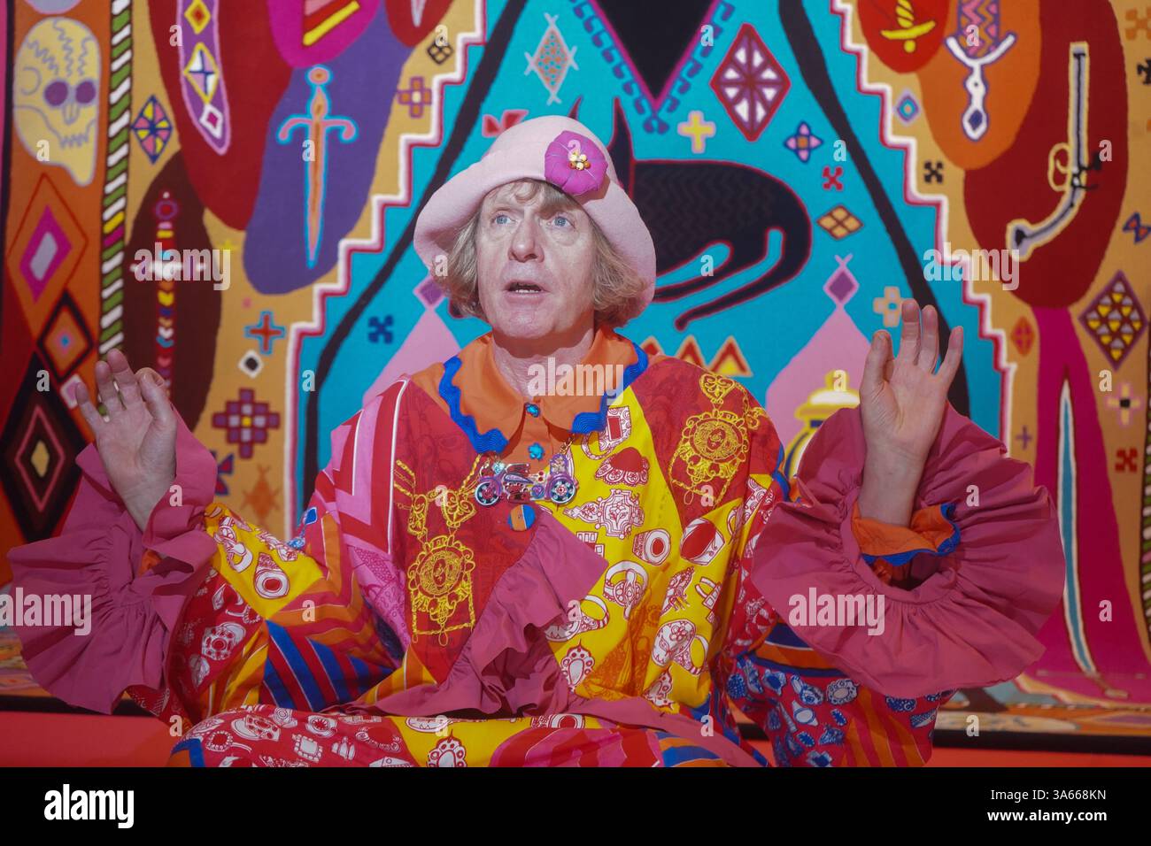 London, UK 25 March 2025. Sir Grayson Perry (pictured) with Heaven's ...