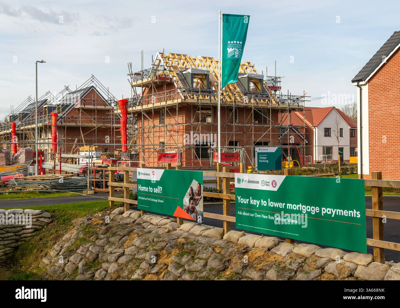 Honours Meadow new housing development by Persimmon, Rendlesham ...