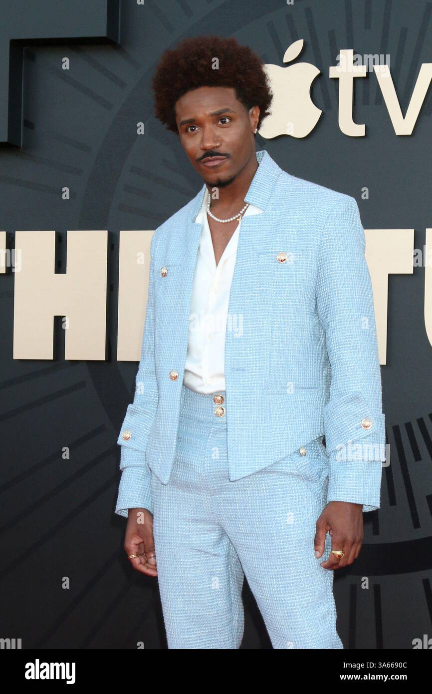 Los Angeles, USA. 24, March, 2025. Pictured left to right, Dewayne ...