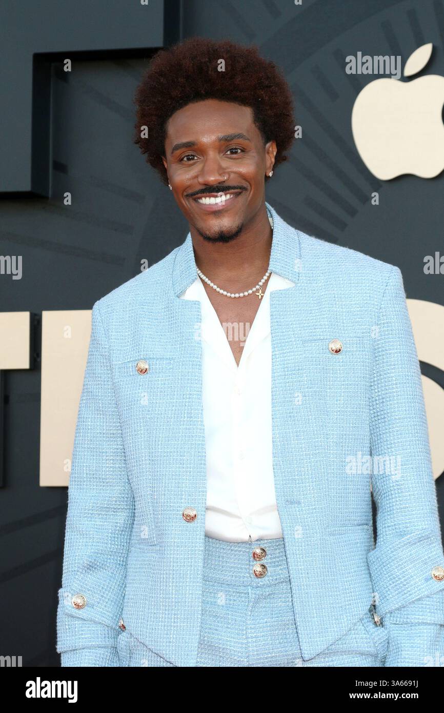 Los Angeles, USA. 24, March, 2025. Pictured left to right, Dewayne ...