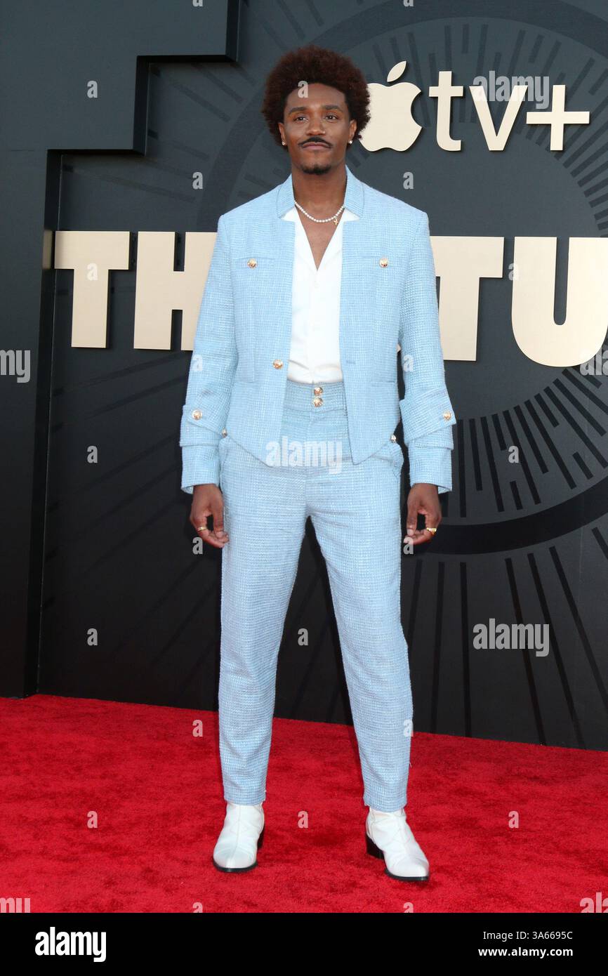 Los Angeles, USA. 24, March, 2025. Pictured left to right, Dewayne ...