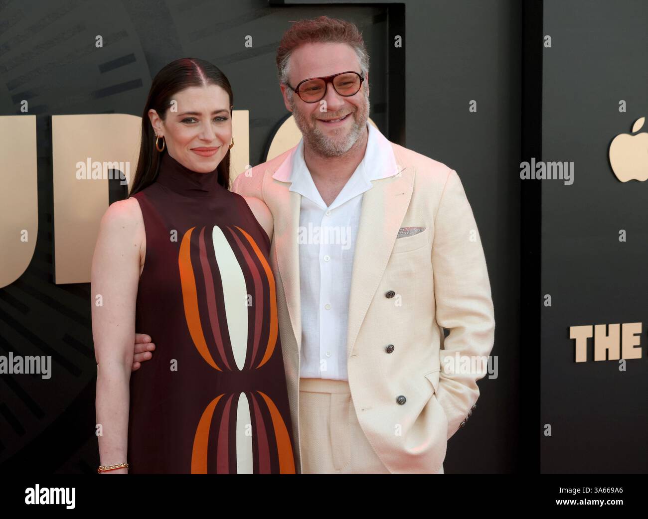 Los Angeles, United States. 24th Mar, 2025. Lauren Miller Rogen and ...