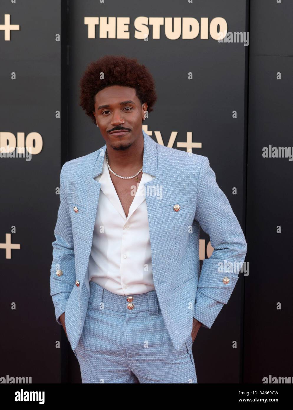 Los Angeles, United States. 24th Mar, 2025. Cast member Dewayne Perkins ...